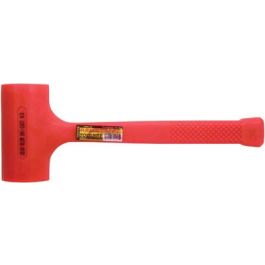 4LB Dead Blow Rubber Mallet Orange