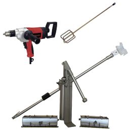 Drywall Tools Set with Flat Box Combo, Extendable Handle, and Compound ...