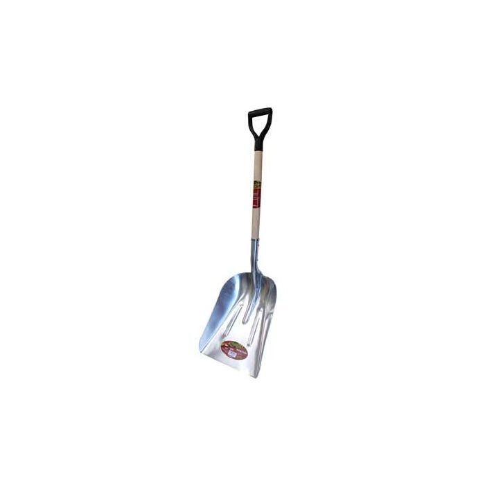 Shovel Grain Scoop Alum 21in Wood Poly D-HDL